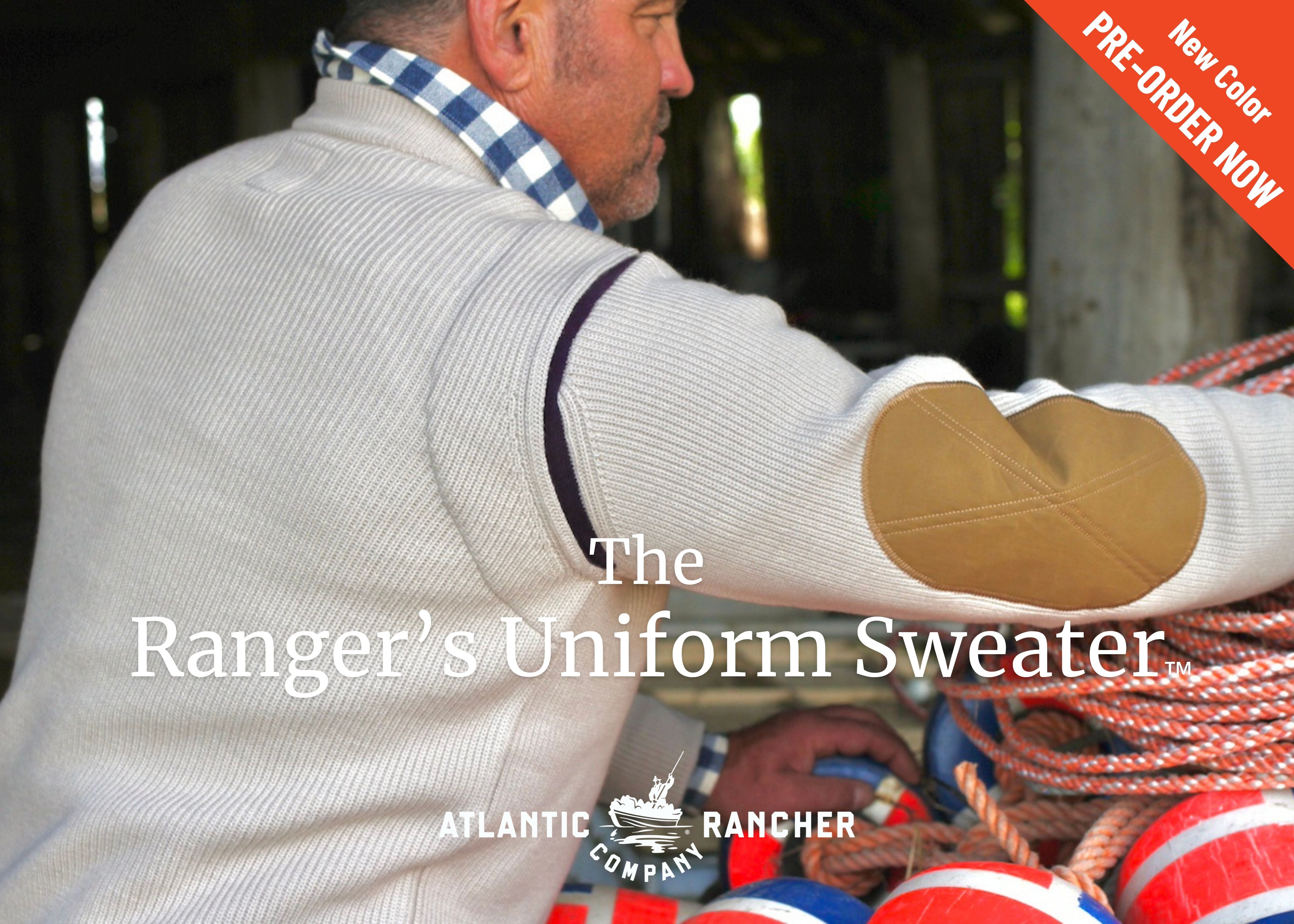 25th Anniversary Ranger’s Uniform Crewneck Sweater 100% Merino Wool